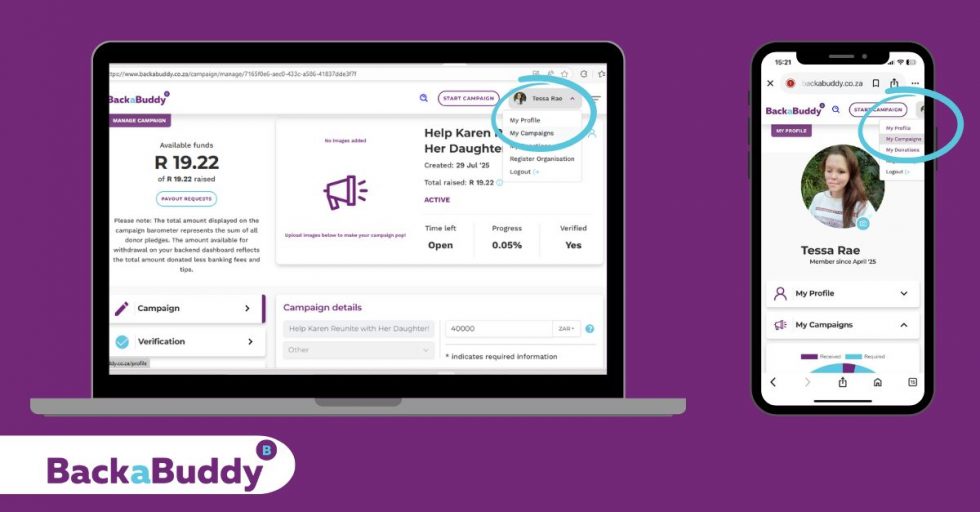 How to Request a Payout on BackaBuddy - Mobile and Desktop View ...
